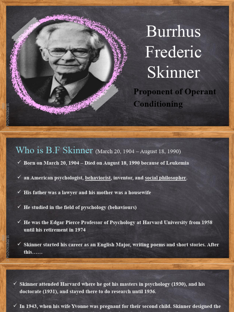 Skinner | PDF | Reinforcement | Behaviorism