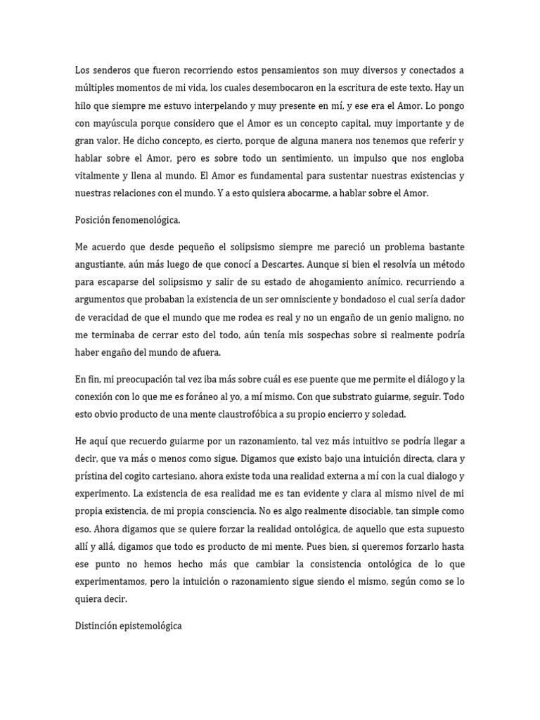 PDF | Amor | Conocimiento