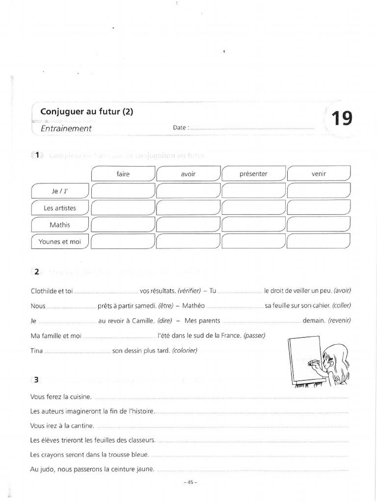 Conjuguer Au Futur | PDF