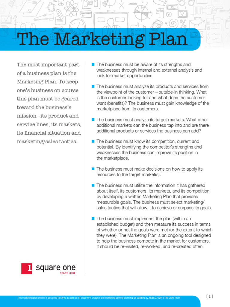Essential Marketing Plan Guide | PDF | Marketing | Marketing Strategy