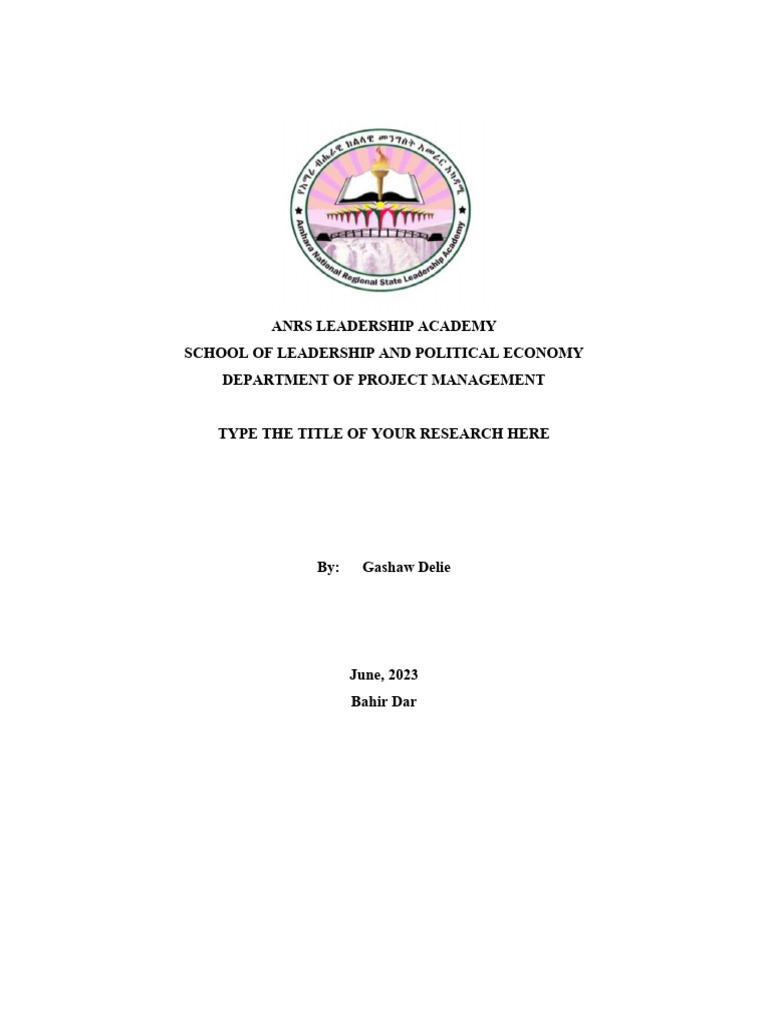 AMI Proposal Writing Guideline (Repaired) | PDF | Job Satisfaction ...