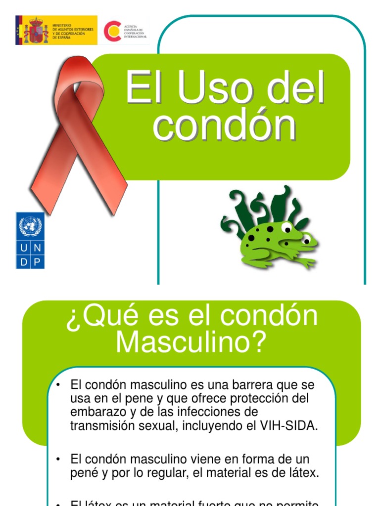 Uso y recomendaciones del condón masculino | PDF | Condón | VIH / SIDA