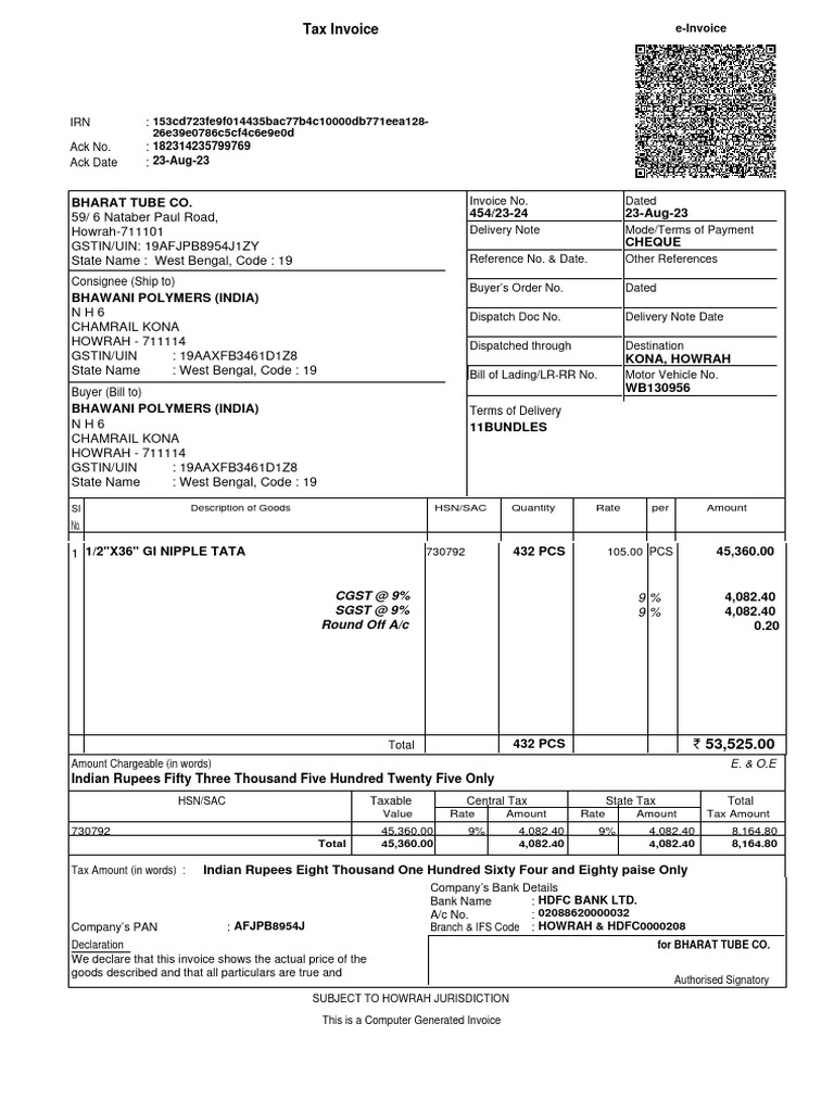 Bhawani Polymers (India) - 6 | PDF | Taxation | Taxes Bhawani Polymers (India) - 6 | PDF | Taxation | Taxes