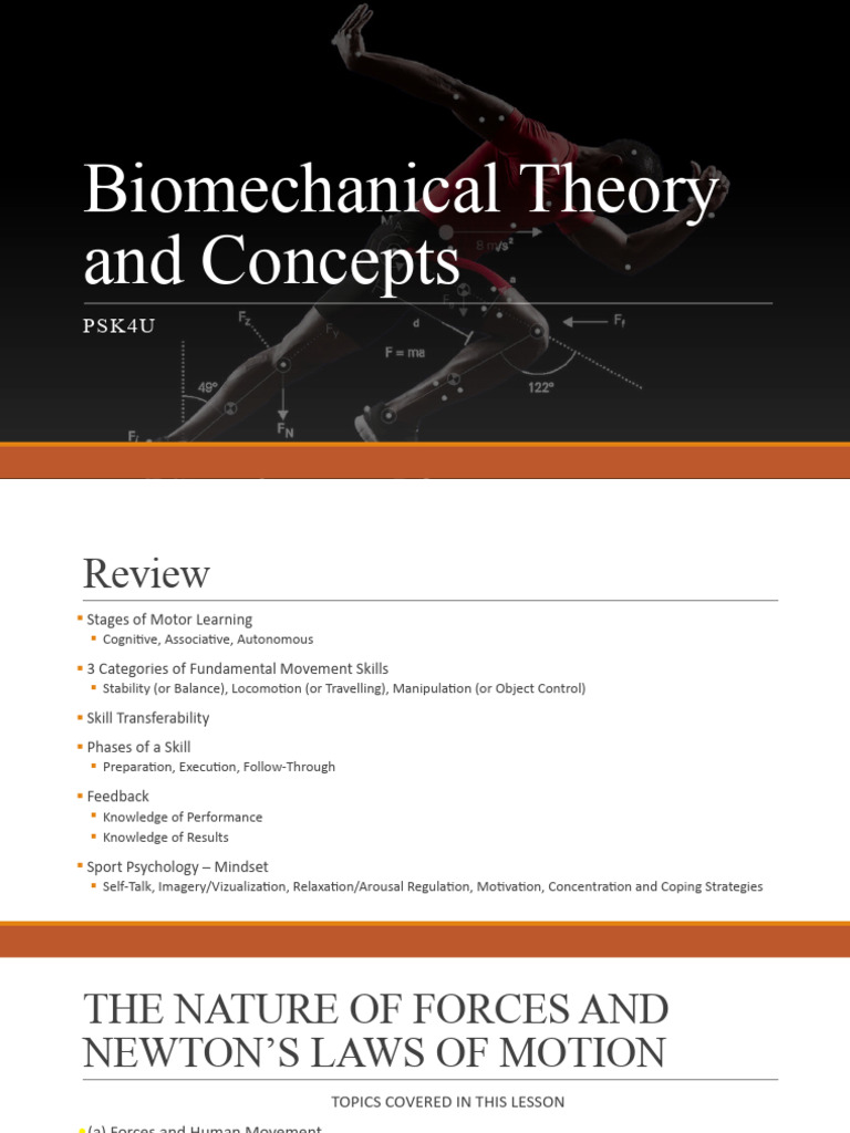Biomechanical Theory and Concepts | PDF | Force | Inertia