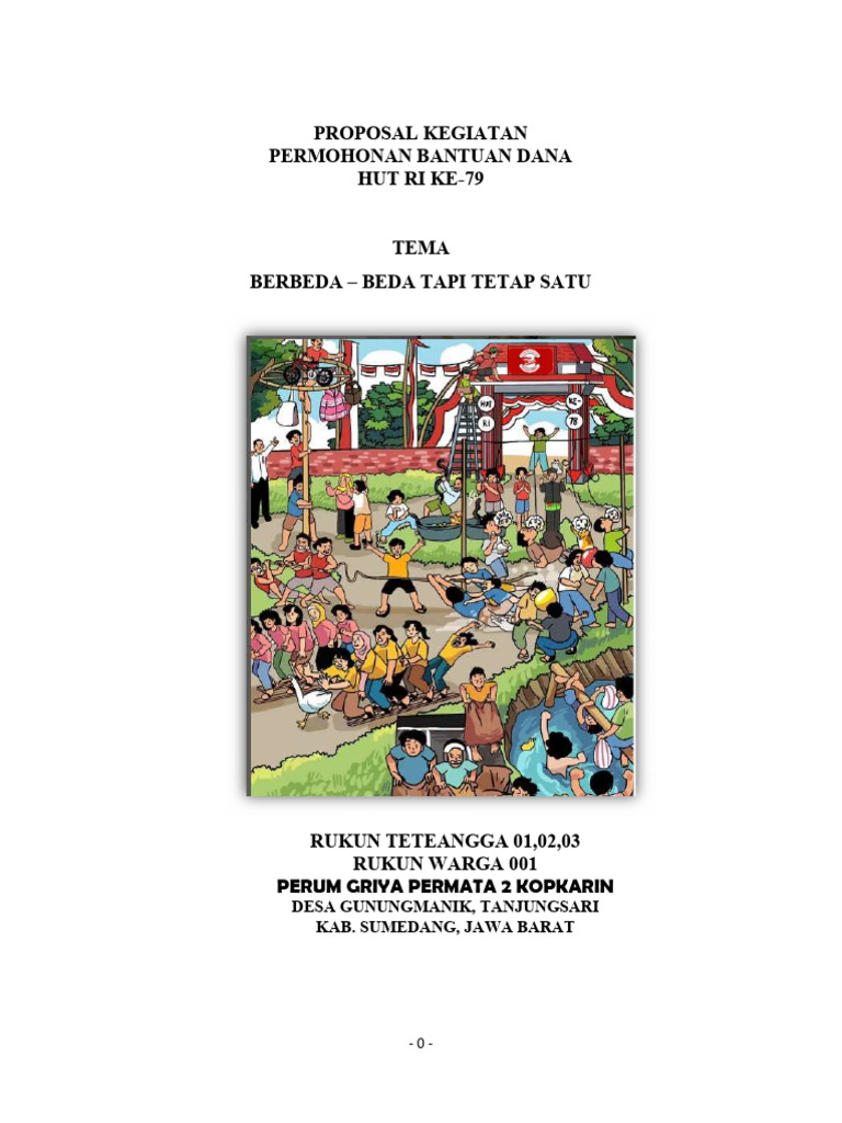 Proposal Kegiatan 17an Update | PDF