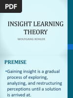 Wolfgang Kohler | PDF | Insight | Learning
