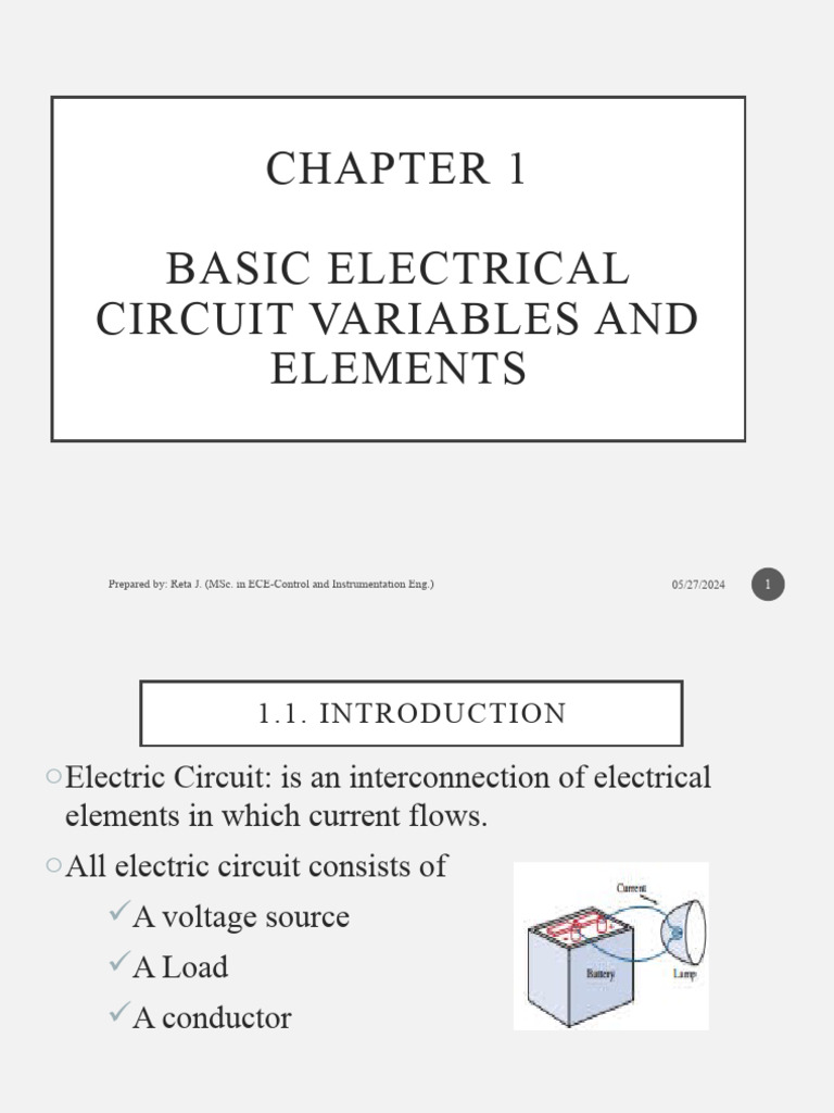 Circuit Chapter One and Two | PDF | Electrical Network | Series And Parallel Circuits
