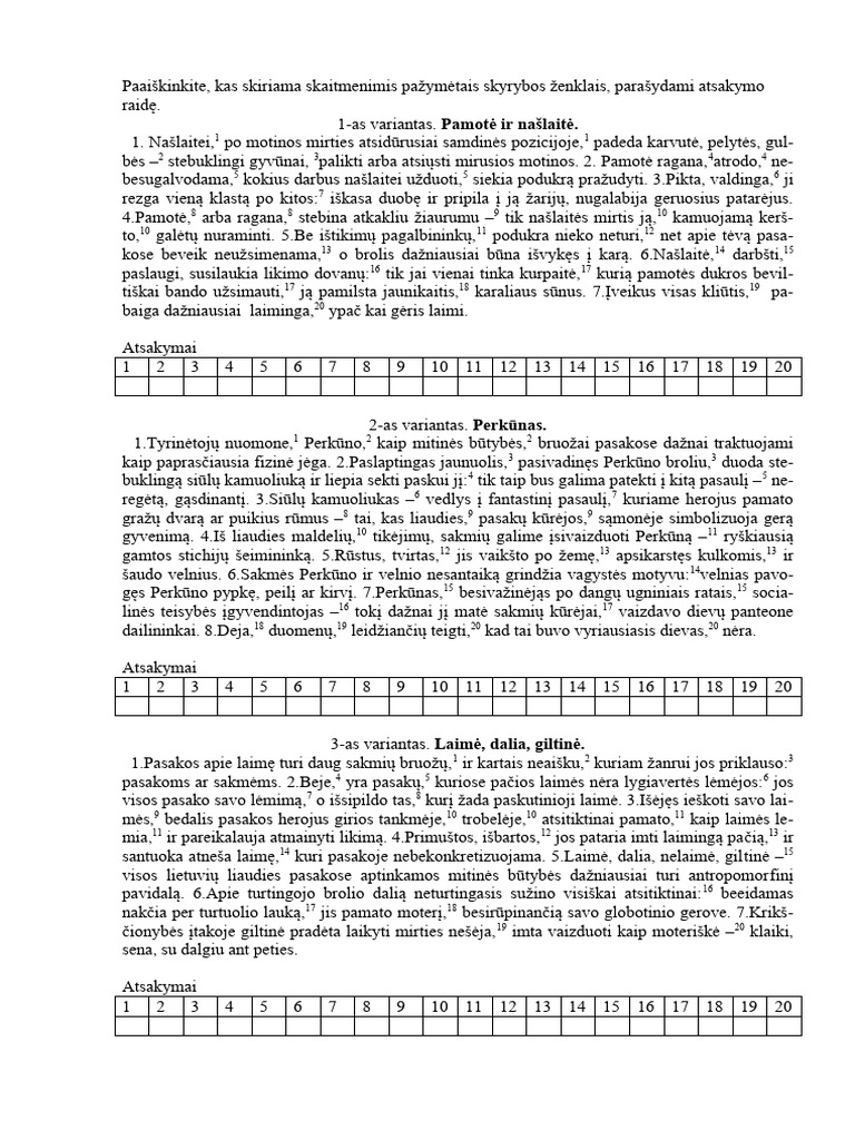 Lietuvių K. 8 Kl. Skyryba | PDF