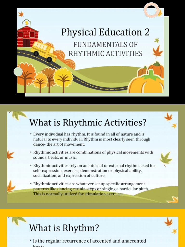 PE2 LESSON 1 Rhythmic Activities | PDF