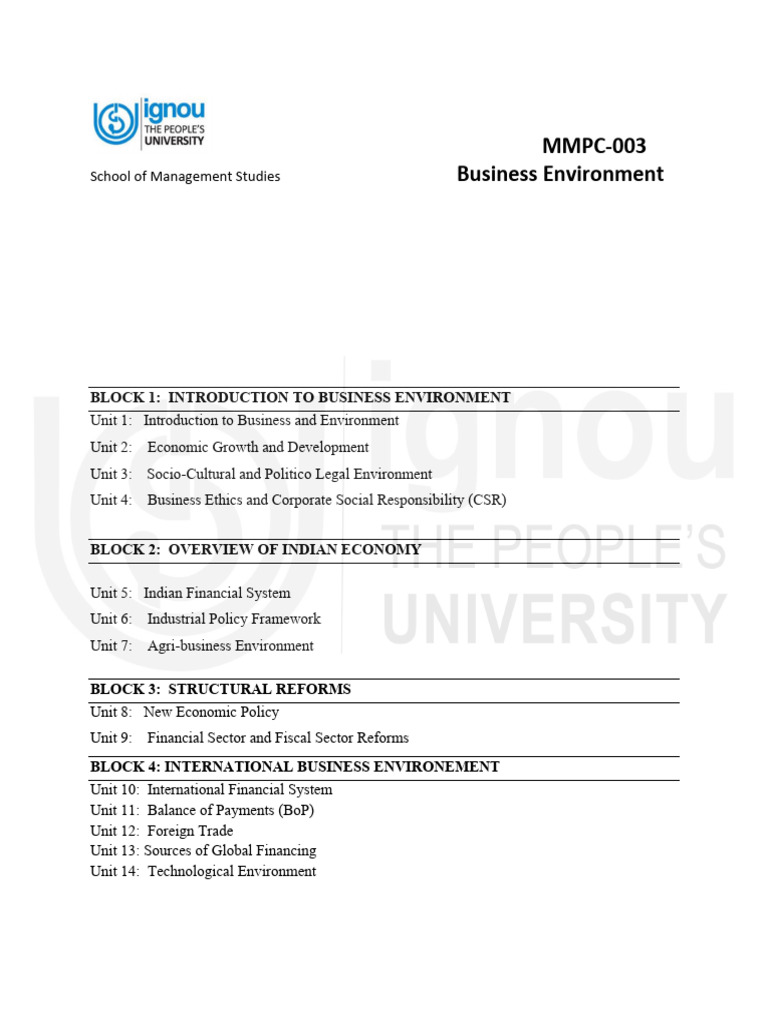 Mmpc003 Block 1 | PDF | Gross Domestic Product | Macroeconomics