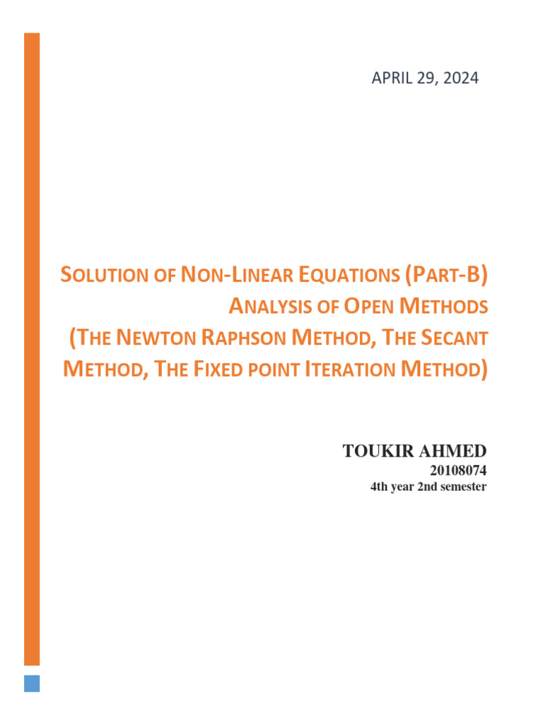 Numerical 03 Pdf Matlab Computational Science