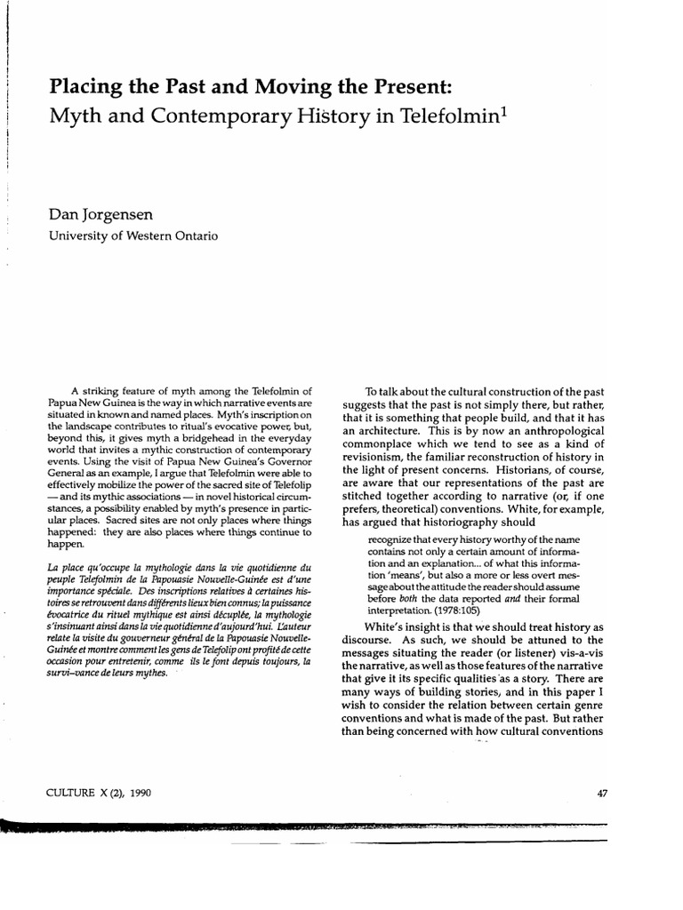 Placing The Past and Moving The Present | PDF