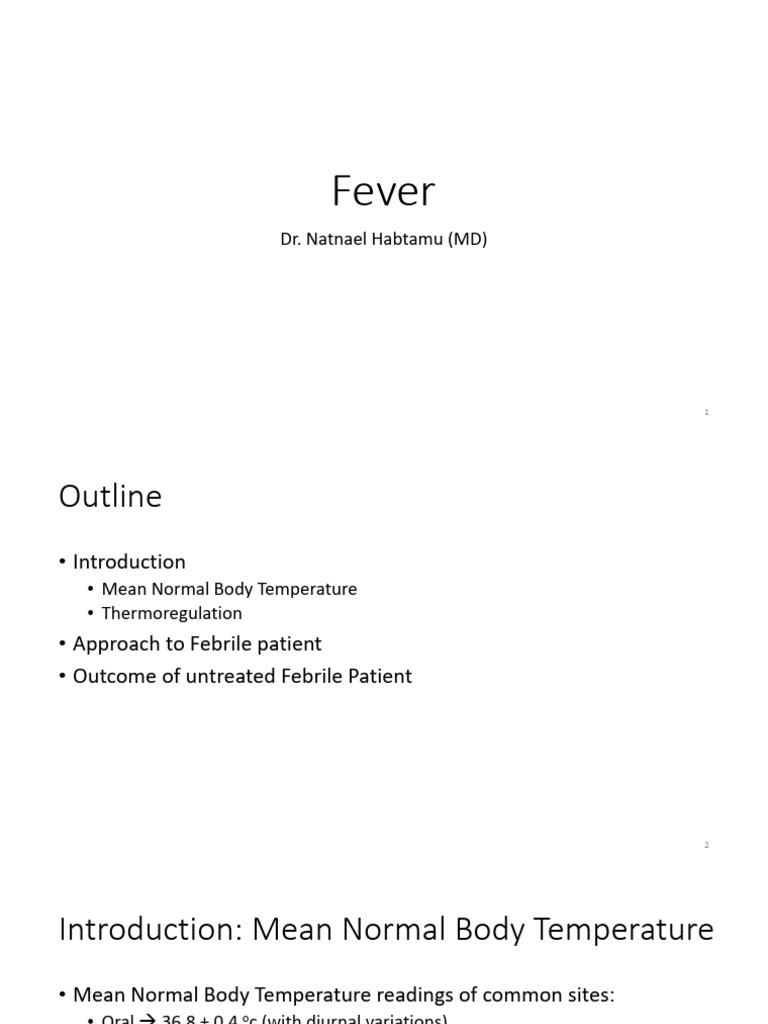 Fever | PDF | Fever | Hyperthermia