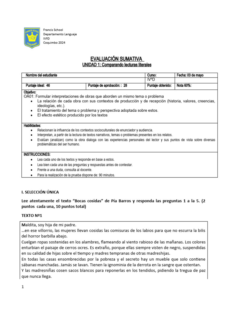 Evs U1 Ivºd | PDF | Autor | Ideologías