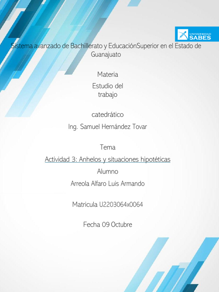 ACT03 Luis Arreola | PDF | Grabación de sonido | Música grabada