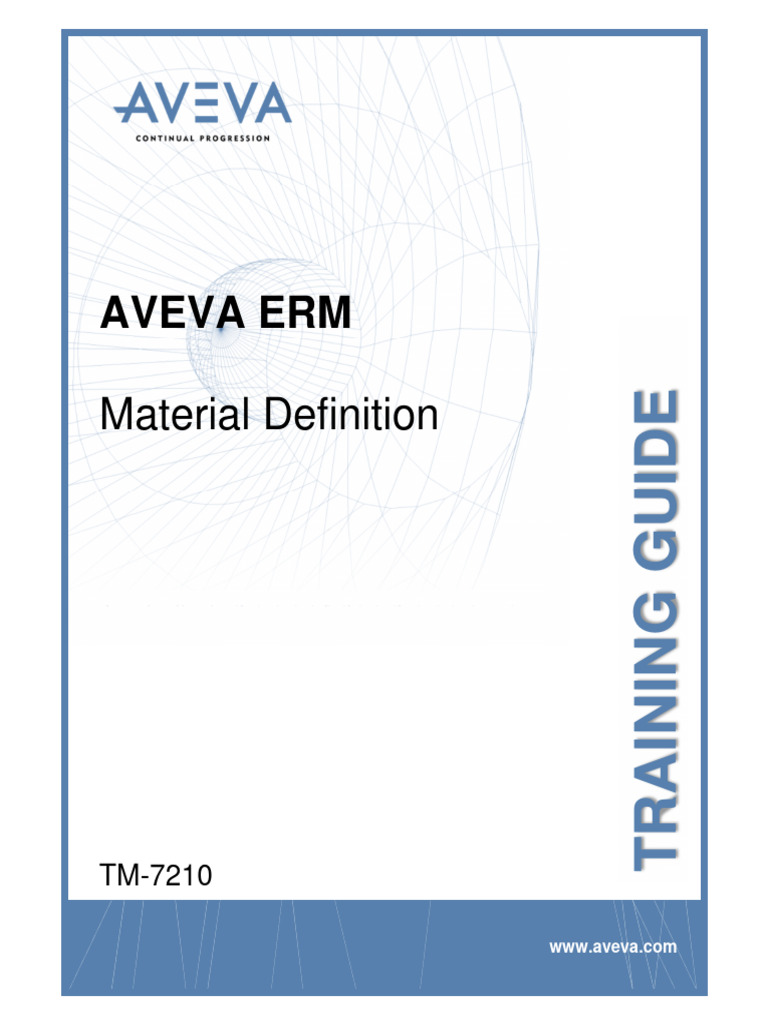 TM-7210 AVEVA ERM Material Definition | PDF | Copyright | Source Code