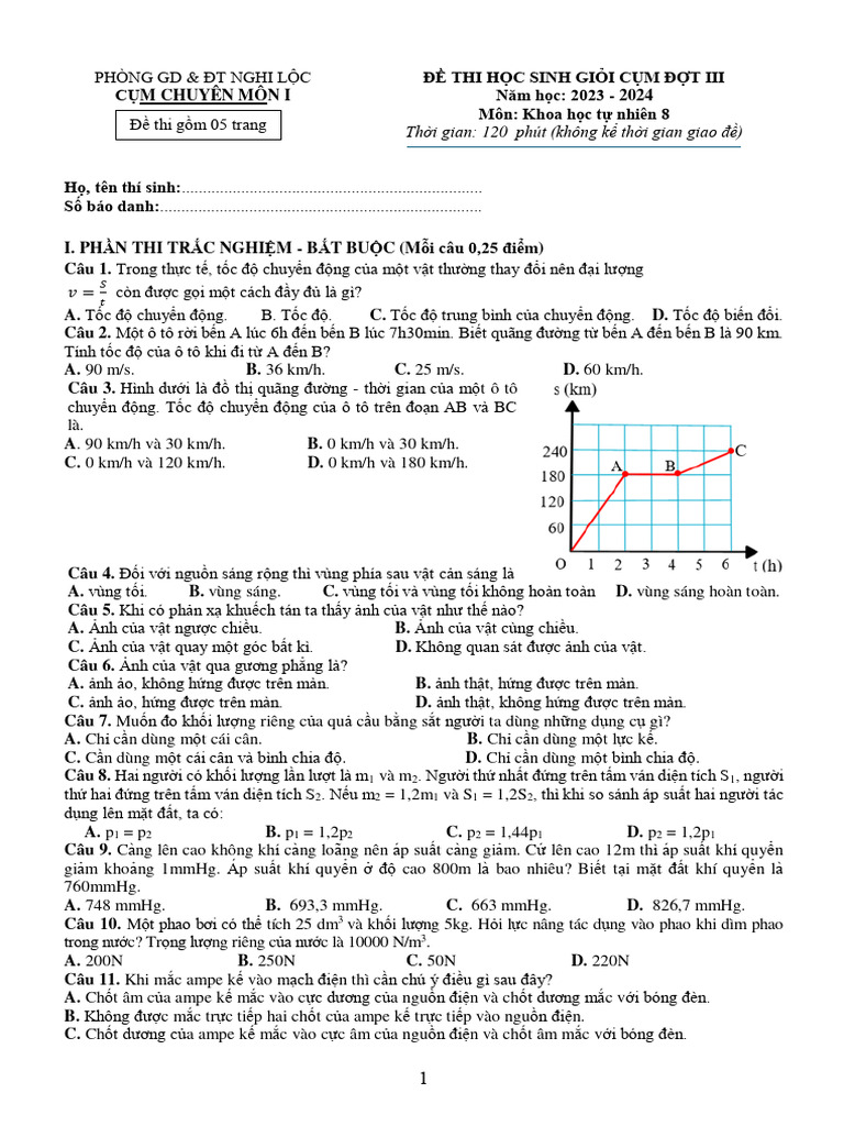 HSG KHTN 8 Nghi L C | PDF