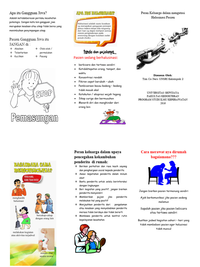Leaflet Jiwa Halusinasi | PDF | Pengembangan Diri