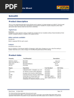 Solvalitt Alu Technical Data Sheet | PDF | Abrasive | Building Materials