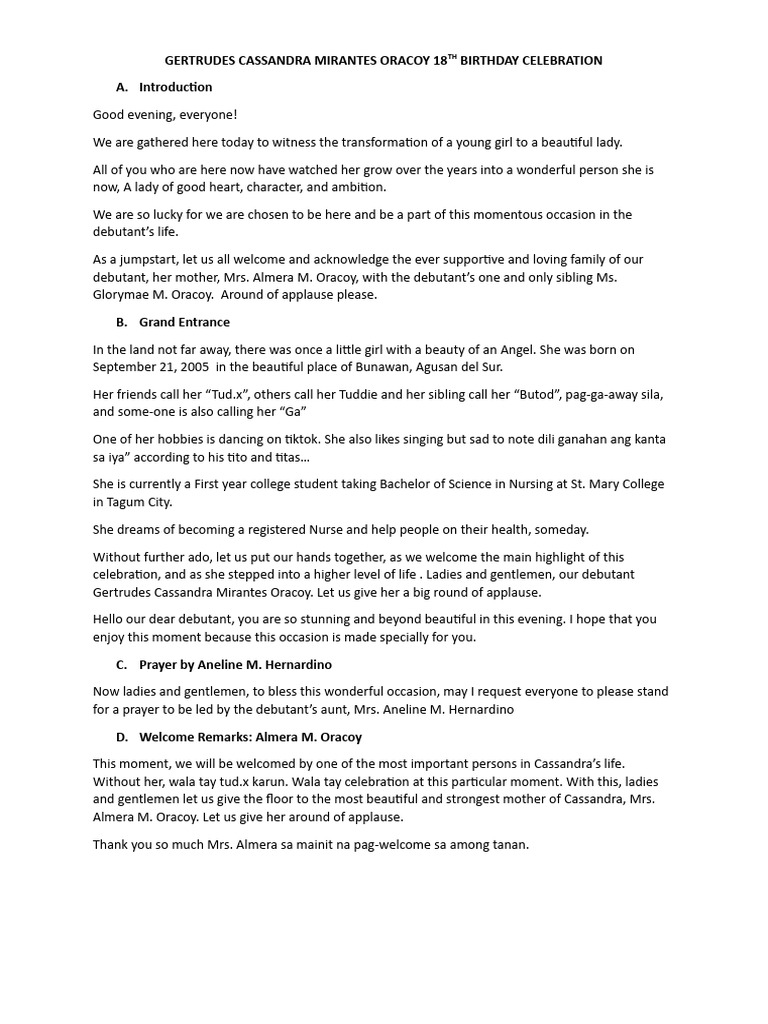 18th Bday Tud.x | PDF