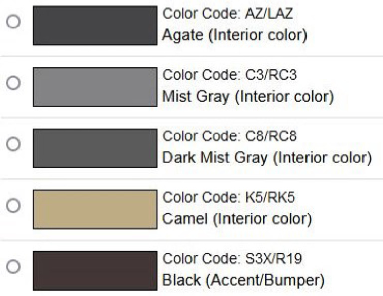Dakota Interior Colors | PDF