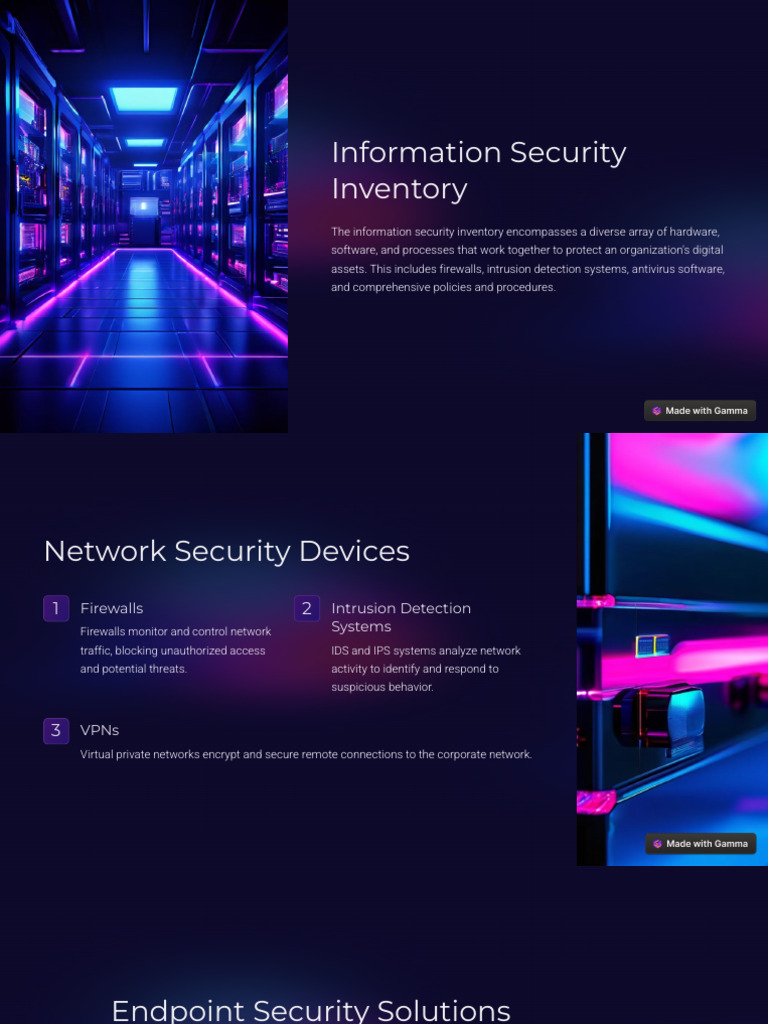Information Security Inventory | PDF | Security | Computer Security