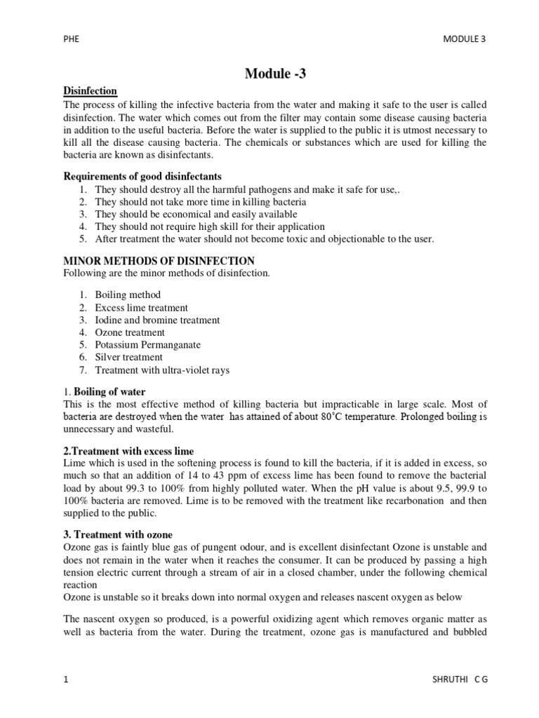 Phe-Module 3 | PDF | Sanitary Sewer | Sewage Treatment
