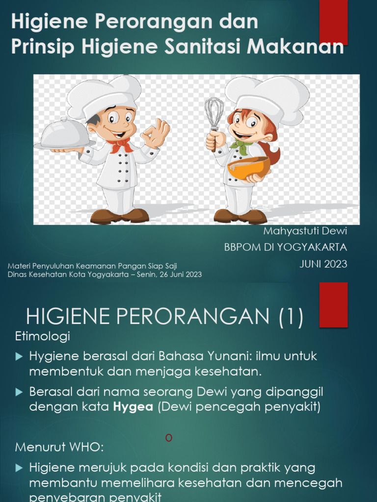 Materi Pkp Ss 260623 Bpom Higiene Perorangan Dan Higiene Sanitasi