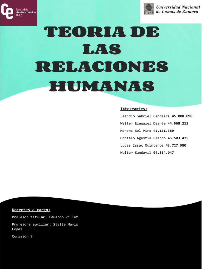 Escuela de Las Relaciones Humanas | PDF | Comportamiento | Business