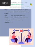 Reglamento Ley 648 Igualdad | PDF | Igualdad de género | Estudios de género