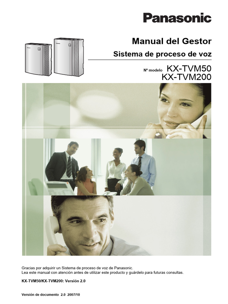 Manual del Gestor SPV Panasonic 2.0 | PDF | Contraseña | Informática