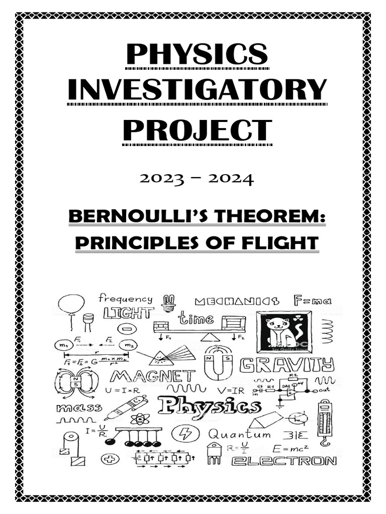 Physics Invs Proj | PDF | Lift (Force) | Fluid Dynamics