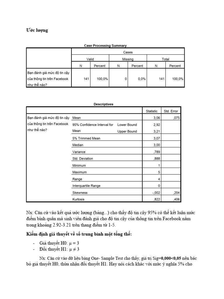 Ư C Lư NG: Case Processing Summary | PDF