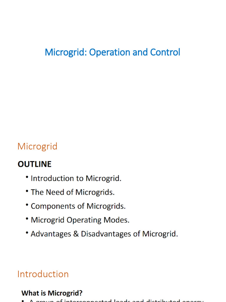 Micro Grids | PDF