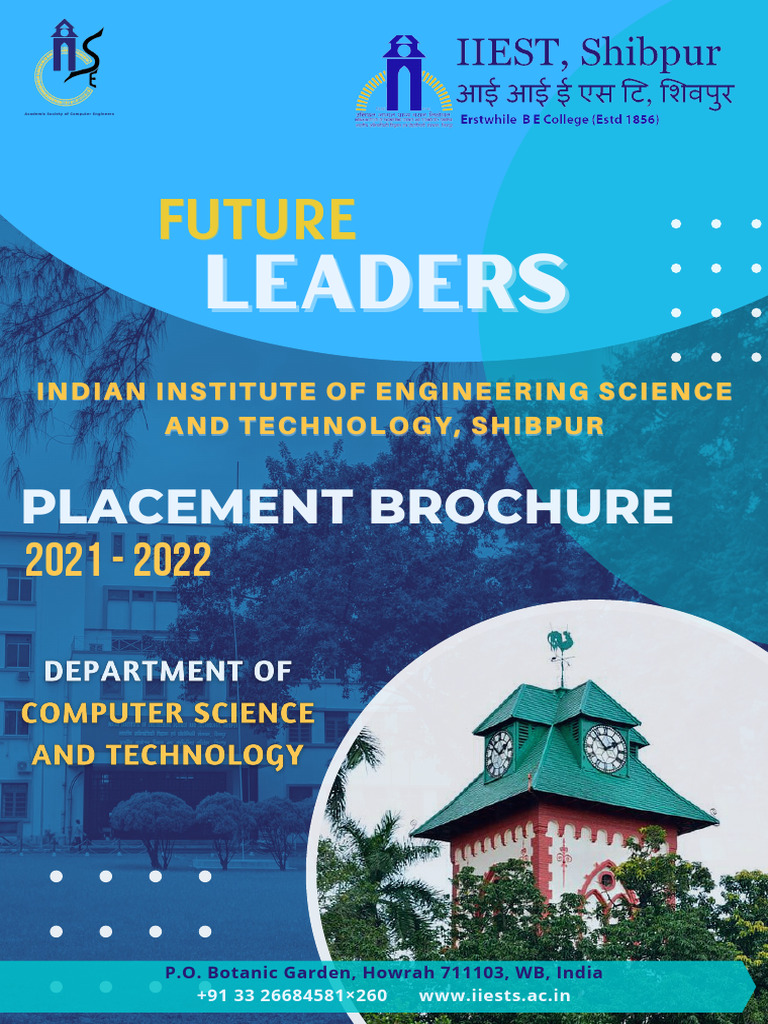 CST Placement Brochure 2021-22 | PDF | Computing | Machine Learning
