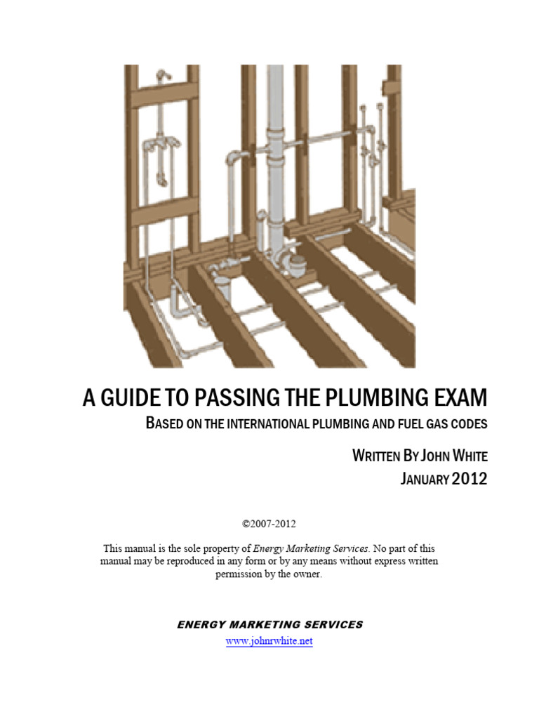 Guide To Passing Board Exam Book Pdf Plumbing Water Heating 6724