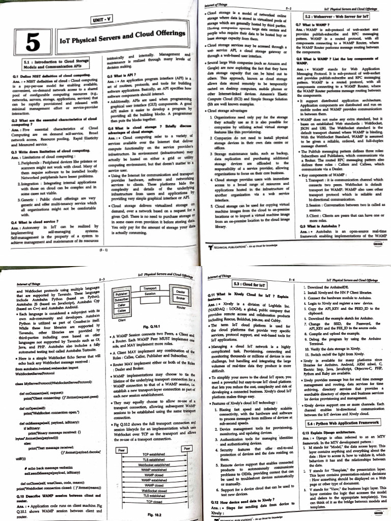 Iot Unit 5 Decode | PDF | Cloud Computing | Computing
