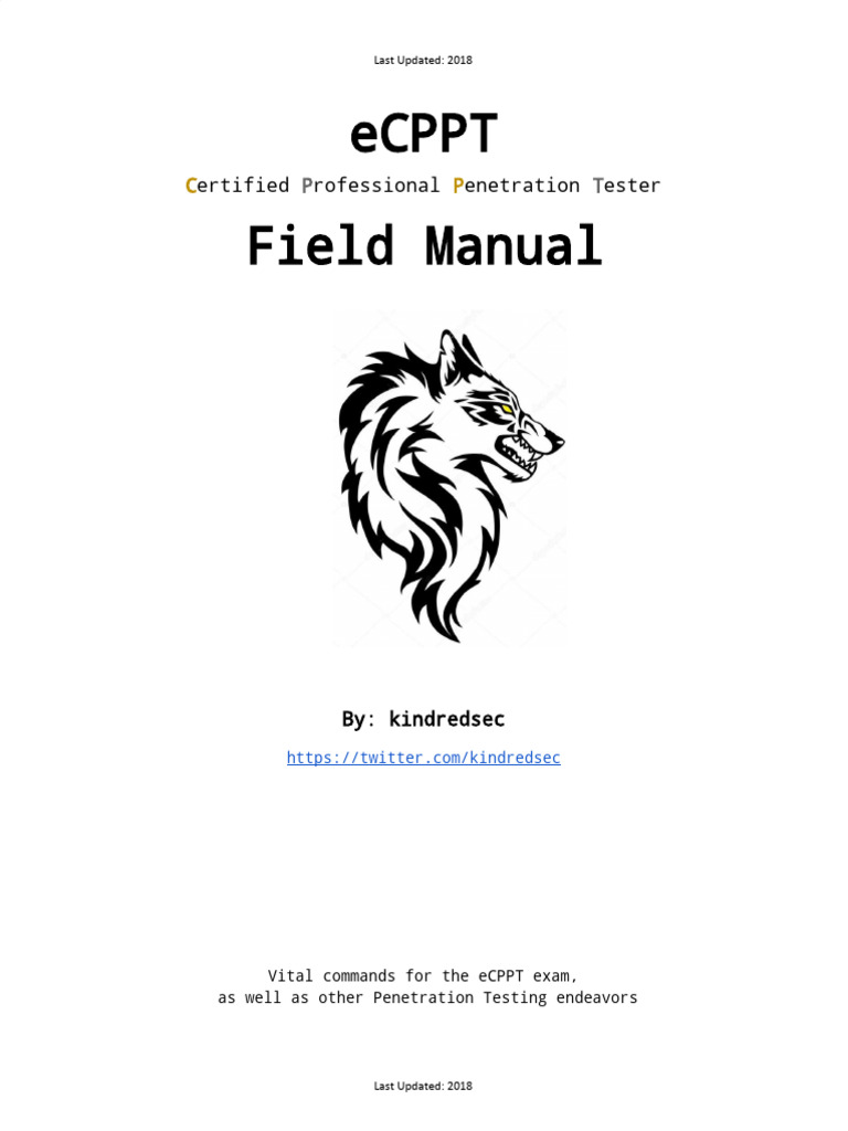 eCPPT_FieldManual | PDF | Computer Science | Computing