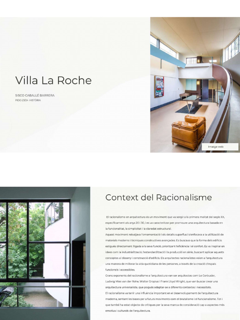Villa La Roche | PDF