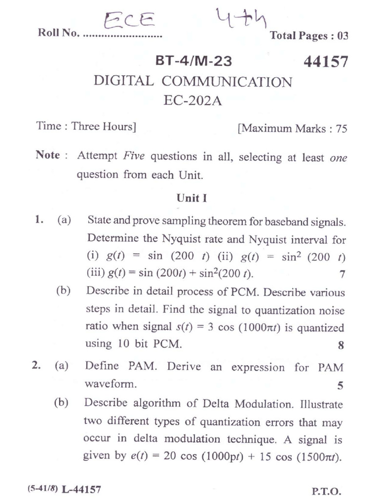 Digital Communication 1 Pdf
