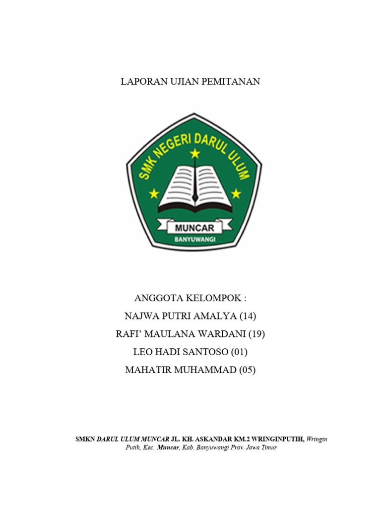 Laporan Ujian Praktik Peminatan | PDF