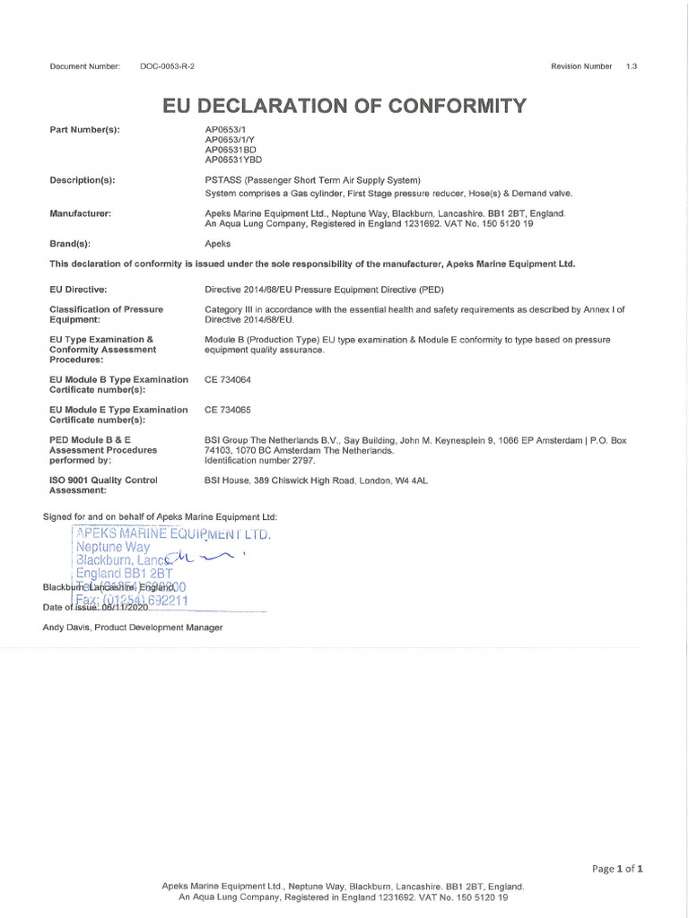 DOC-0053-R-2_EU_Declaration_of_Conformity_PSTASS_PED_Rev1.3_signed | PDF