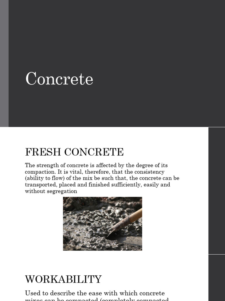 Concrete | PDF | Concrete | Secondary Sector Of The Economy