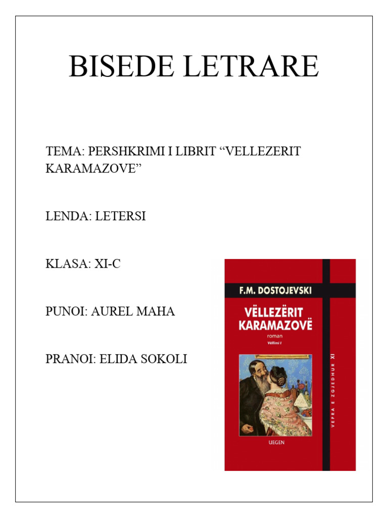 Bisede Letrare | PDF