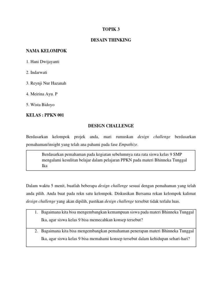 Ruang Kolaborasi - Topik 3 - Kelompok 4 | PDF | Karier & Perkembangan