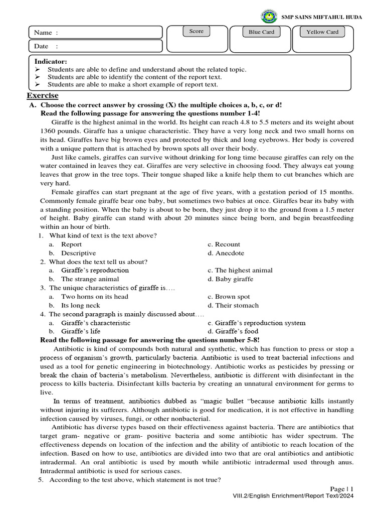 English Enrichment Report Text | PDF | Sweet Potato | Bacteria