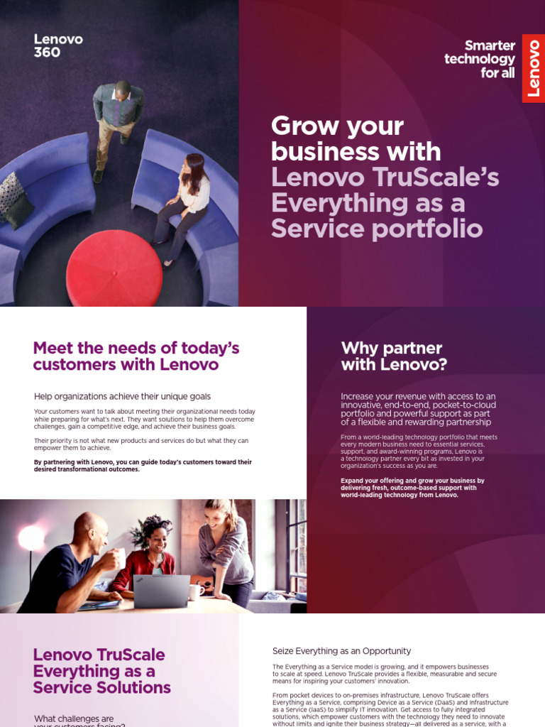 Lenovo 360 TruScale Solutions Guide | Download Free PDF | Cloud Computing | Lenovo