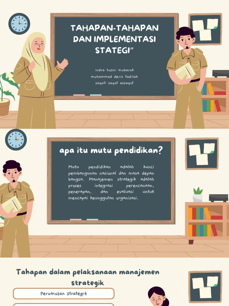 Tahapan-Tahapan Dan Implementasi Stategi" | PDF