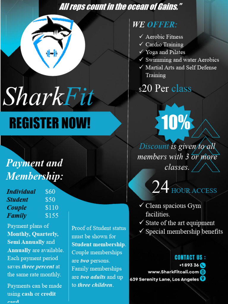 Sharkfit Flyer | PDF