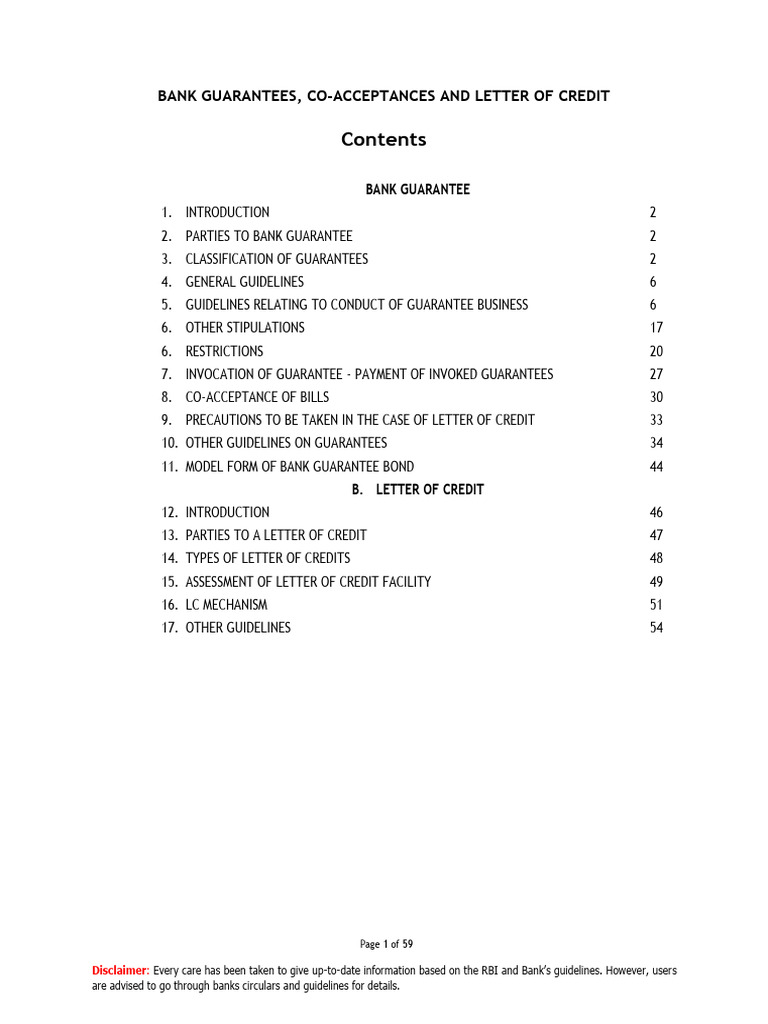 08 Bank Guarantee & Letter of Credit | Download Free PDF | Guarantee | Debt